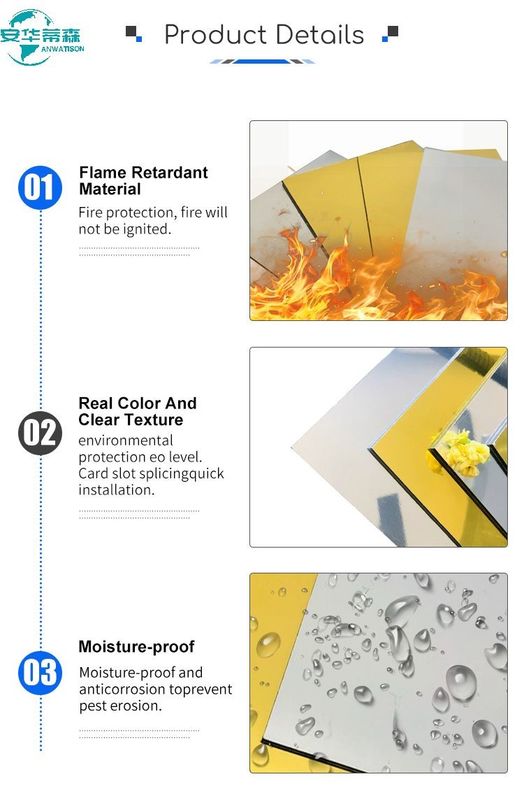 ACP Outdoor FR Aluminum Composite Panel Maximum Size 1800*6000mm ...