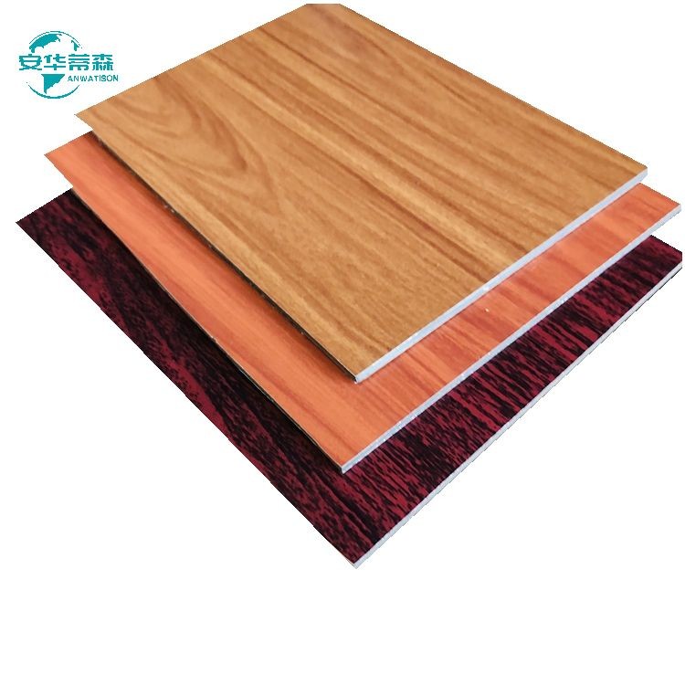 4x8'' Wooden Pattern Fireproof ACP ACM Sheets in 3/4/5/6mm for Exterior ...